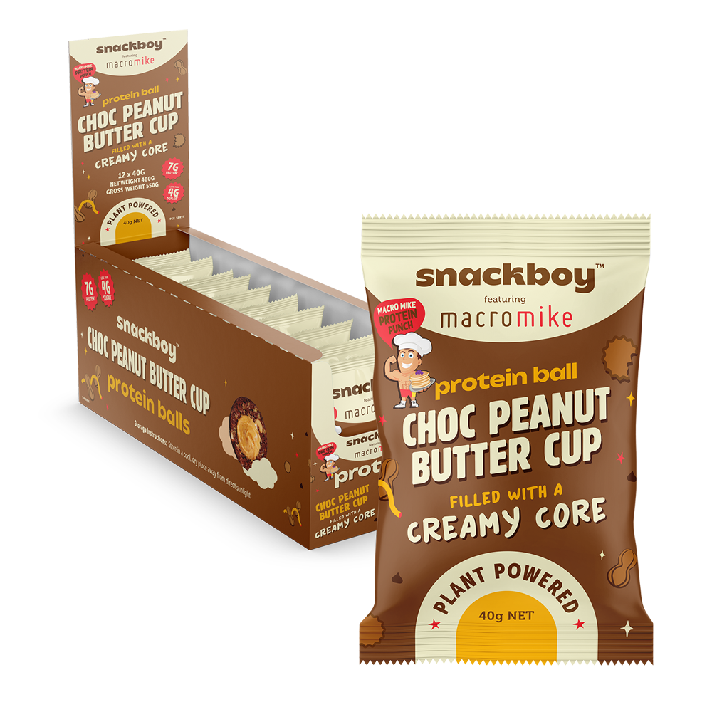 Choc Peanut Butter Cup (12 Balls) – Snackboy